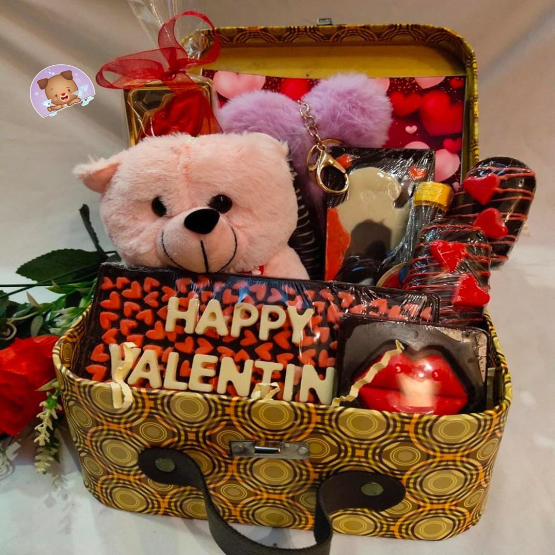 Valentine's Day Chocolate Combo Gift Box For Couples - Giftsholic
